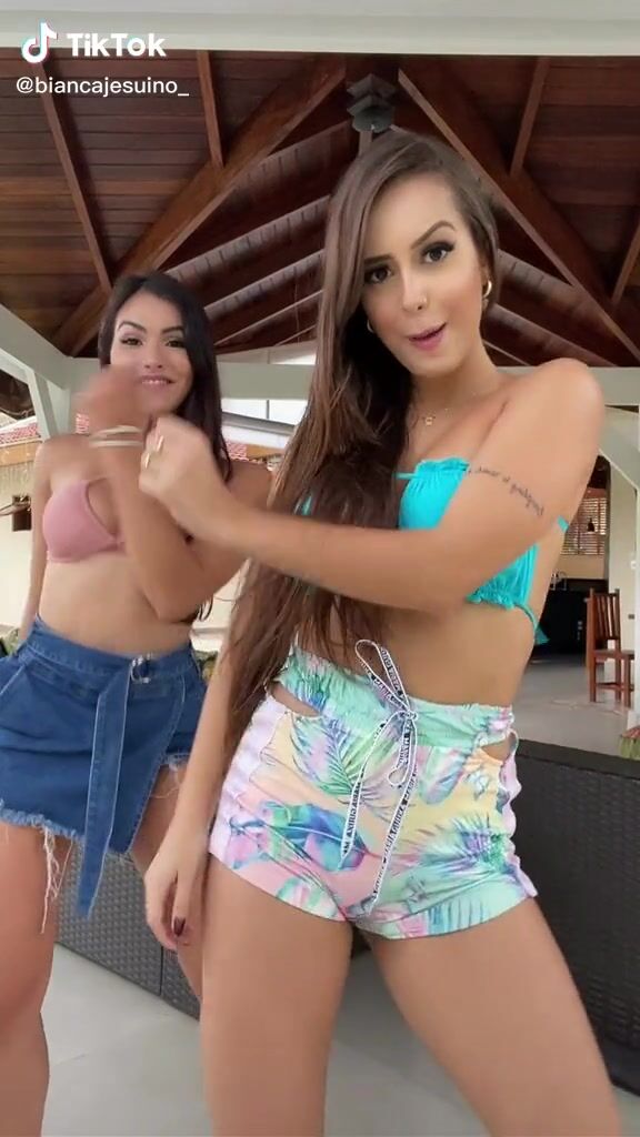 Hottie Bianca Jesuino in Turquoise Bikini Top | sexyfilter.com