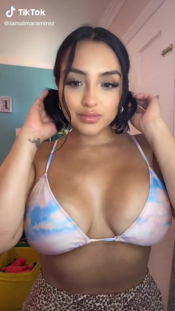 Amazing Alma Ramirez Shows Cleavage in Hot Bikini Top and Bouncing Boobs | sexyfilter.com