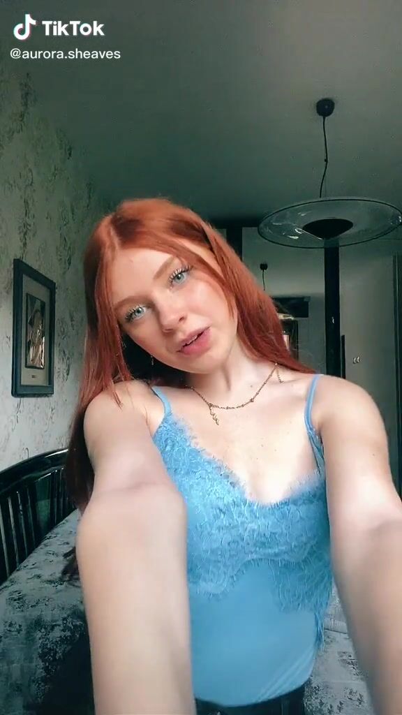 Sexy Aurora Sheaves in Blue Top | sexyfilter.com