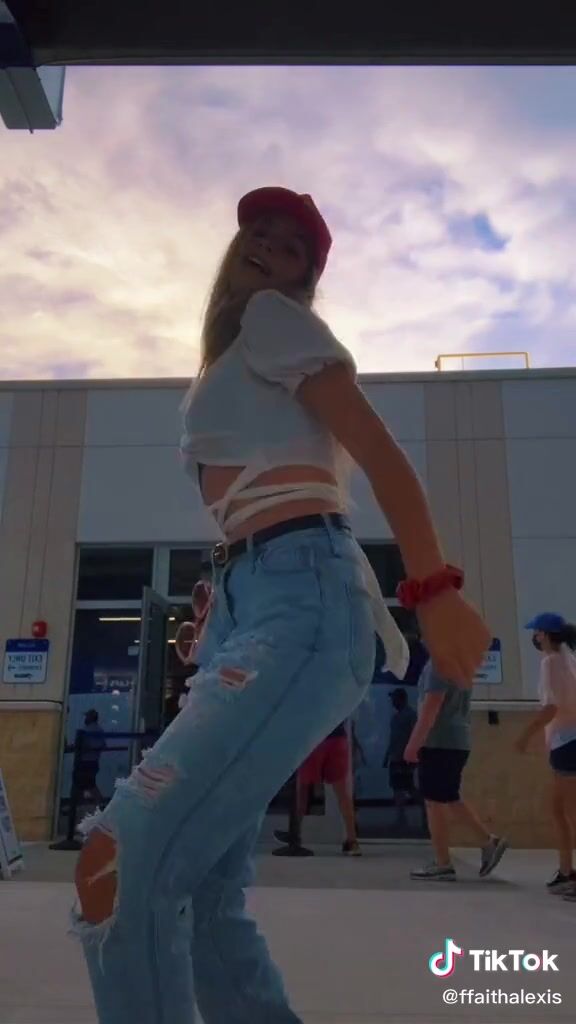 Hot Faith Alexis in White Crop Top | sexyfilter.com