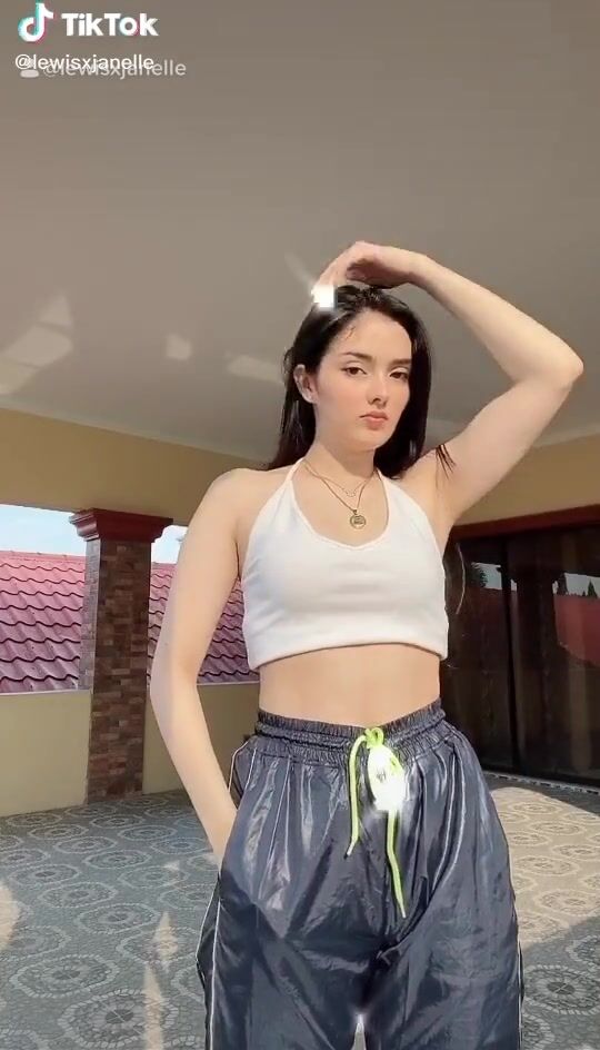 Hot Janelle Lewis in White Crop Top | sexyfilter.com