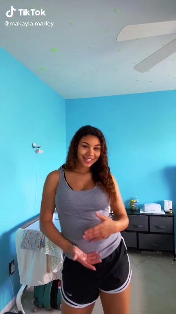 Hot Makayla Marley In Grey Top 3293